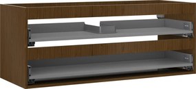 Mexen Box-A, závěsná skříňka 120 cm, 2 zásuvky, ořech, 91AX0-1200-470-2-86
