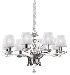 Ideal Lux Závěsné svítidlo PEGASO SP8 BIANCO