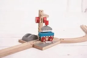 Bigjigs Rail Jeřáb se štěrkem / od 3 let