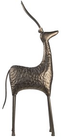 Kovová dekorativní socha Antilopa - 41*41*102 cm