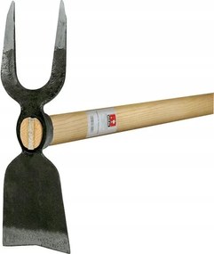Oboustranná motyka 250 mm 0,6 kg, dřevěná násada, délka 135 cm Ideal