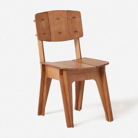 Sobuy SoBuy HFST01-BR Kuchyňská židle Kancelářská židle Dětská židle Přírodní hnědá 44,5x86x61cm
