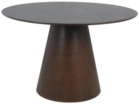 OnaDnes -20% Nordic Living Ořechový kulatý jídelní stůl Boltans 120 cm