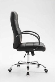 Bhm germany Kancelářská židle Mikos, syntetická kůže, černá