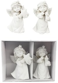 Anděl bílý dekorační 2 ks (Cena za 1 ks balení (2 ks))