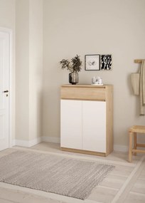 FALCO Botník Simplicity 209 jackson hickory/bílá