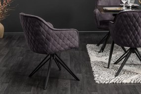 Designová dřevěná kuchyňská židle šedá &ndash; Camprestre II