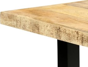 vidaXL Jídelní stůl 180 x 90 x 76 cm masivní recyklované dřevo [283785] Barva: světle hnědá a černá