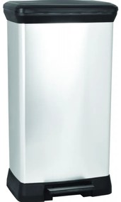 BRABANTIA Koš odpadkový Curver DECOBIN 50l stříbrný 02162-582