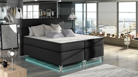 Boxspring Amadeo 160x200 s LED podsvícením Materiál / Dekor: Dora 22