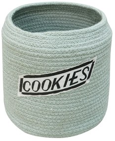 Světle modrý látkový dětský koš na hračky ø 20x26 cm Cookie Jar – Lorena Canals