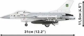 COBI 5893 Armed Forces F-16 AM Fighting Falcon / 500 kostek / 1 figurk
