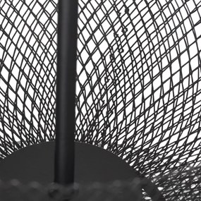 Kovový 2-patrový košík na ovoce Black Mesh, 29x43 cm