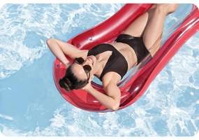 Červená plavecká matrace Bestway 43103 pro pohodlné plavání a relaxaci