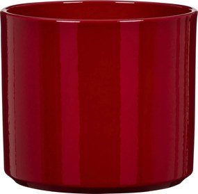 Scheurich Keramický obal na květináč 631 Intense Red, pr. 15,6 x 14,1 cm