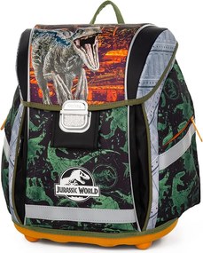 Oxybag PREMIUM LIGHT - školní set Jurassic World 3 ks: aktovka, penál, sáček