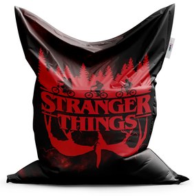 Sablio Sedací vak Classic Stranger Things Red - 200x140 cm