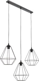 Brevitas, 70x25x100cm závěsná lineární 3 černý