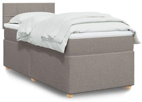 Box spring postel s matrací taupe 80x200 cm textil 3286511