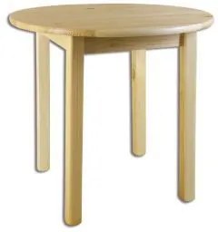 Jídelní stůl ST105 průměr 50 masiv (Barva dřeva: Gray)