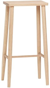 OnaDnes -20% Dubová barová židle Hübsch Folk 72 cm