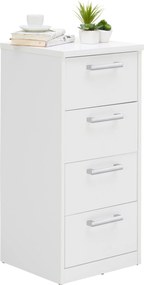 XXXLutz KOMODA, bílá, 38/84/36 cm Xora - Široké komody - 000017003002