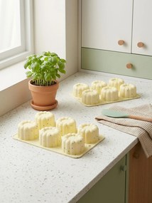 Sinsay - Silikonové formy na pečení s konfeti 2 pack - vícebarevná