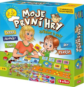 EFKO Moje první hry soubor her pro nejmenší děti SPOLEČENSKÉ HRY ef54671