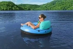 Bestway Nafukovací křeslo na vodu Whitecup - průměr 106cm modrý