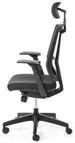 MULTISED kancelářská židle Friemd BZJ 363 nosnost 150 kg, posuv sedáku, černá