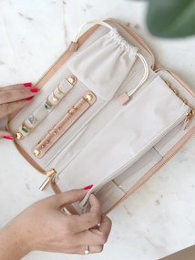 Cestovní šperkovnice Stackers Jewellery Roll Blush | růžová 75758