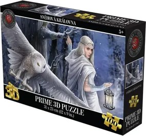 PRIME 3D Puzzle Sněhová královna 3D / 100 dílků / 31 x 23 cm
