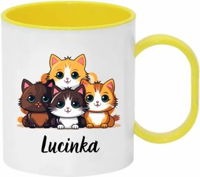 Plastový hrníček Kočičí parta
