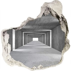 Wallmuralia Díra 3D fototapeta nálepka Betonový tunel 75x75 cm
