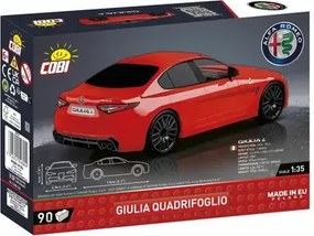 COBI 24604 Alfa Romeo Giulia Quadrifoglio / 90  kostek / 1:35 / od 6 l
