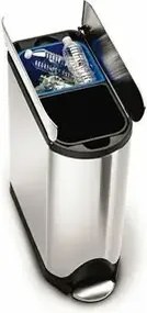 Simplehuman Pedálový odpadkový koš na tříděný odpad / – 40l (20/20) /