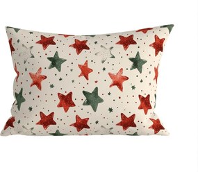Povlak na polštář z mikrovlákna COLORFUL STARS 50x70 cm, barevný