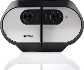Gorenje WM1400SB černá / Elektrický mini gril / s vaflovacím plátem /