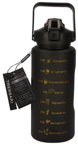 Camerazar 2000ml BPA FREE TRESSARI sportovní láhev na vodu s odolným PC materiálem pro aktivní životní styl