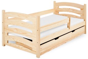 Dětská postel Mela 80 x 160 cm, borovice Rošt: Bez roštu, Matrace: Bez matrace