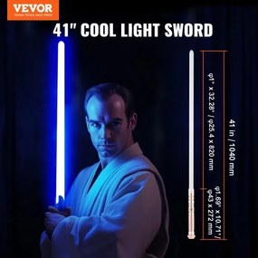 Lightsaber 12 RGB Colors 104,1 cm Mute Sound Dobíjecí Dueling Světlo Sabre