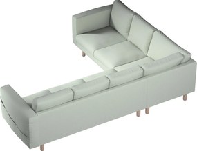 Potah na pohovku IKEA Norsborg rohová 5-místná barva modrá látka pletený vzor