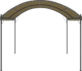 Altán 4 x 3 x 2,6 m taupe 180 g/m² 312217