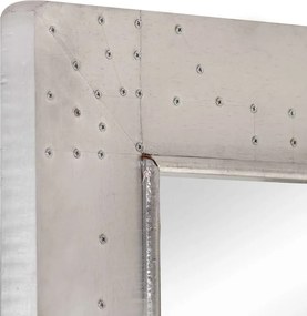 Zrcadlo s kovovým rámem 110 x 50 cm kov 320638