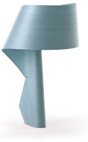 Elegantní stolní lampa z dřevěné dýhy Air Table  Elegantní stolní lampa z dřevěné dýhy Air Dekor: Mořská modř
