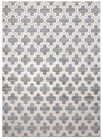 Dywany Łuszczów Kusový koberec Core W6764 Trellis grey/cream ROZMĚR: 140x190