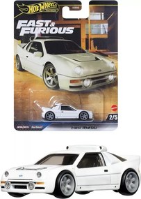 Mattel hot wheels premium rychle a zběsile ford rs200 2/5