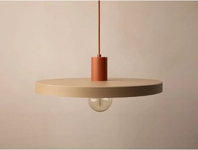Béžové kovové závěsné svítidlo ø 40 cm Ori – Micadoni