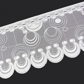 Vitrážová žakárová záclona 7203, výška 40 cm, metráž