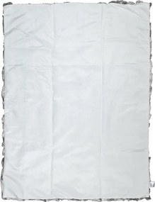 Pléd / přehoz z králičí kůže Rabbi šedá mix - 130*180*3cm
